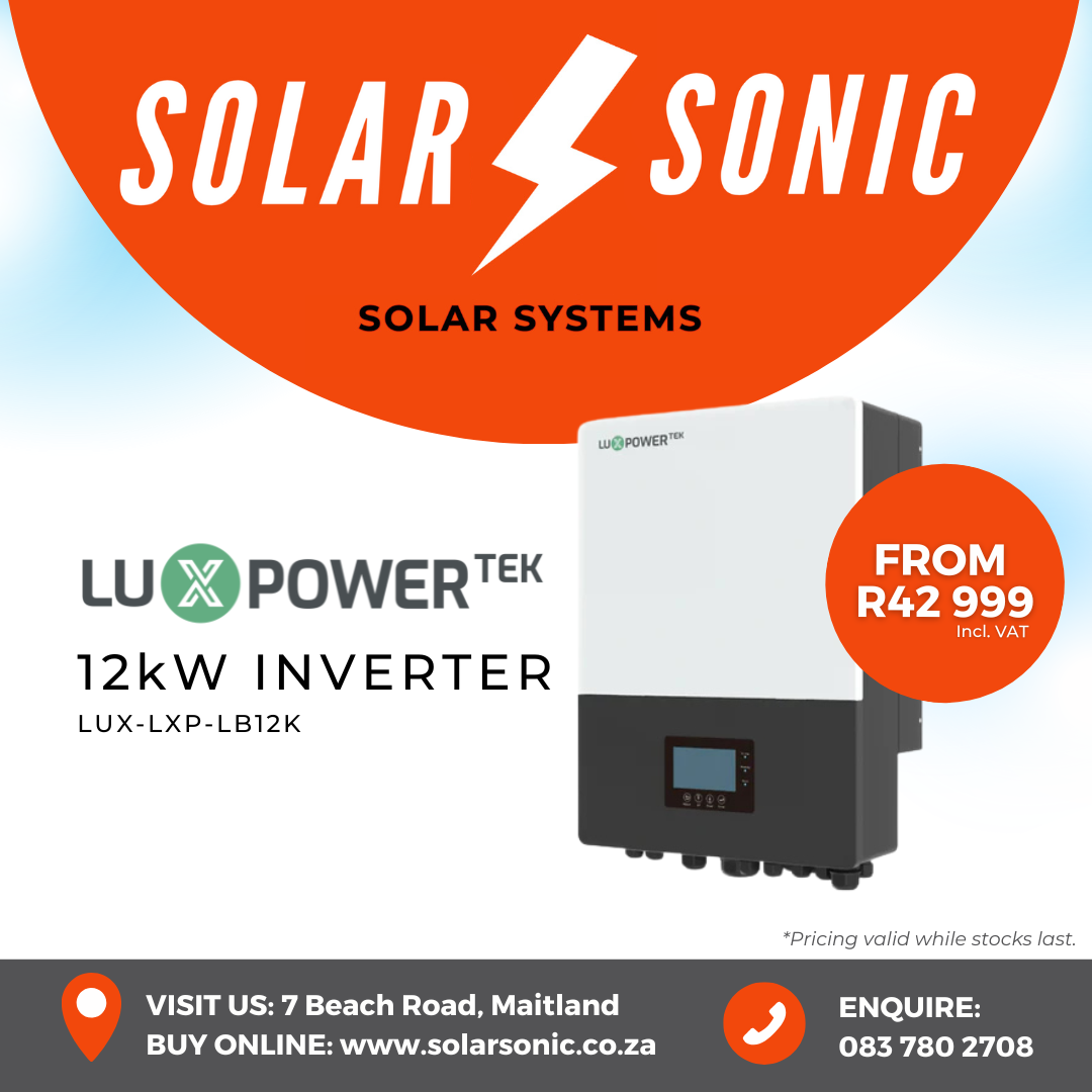 LUX Power 12kW Single Phase Hybrid Inverter – Solar Sonic (PTY) LTD
